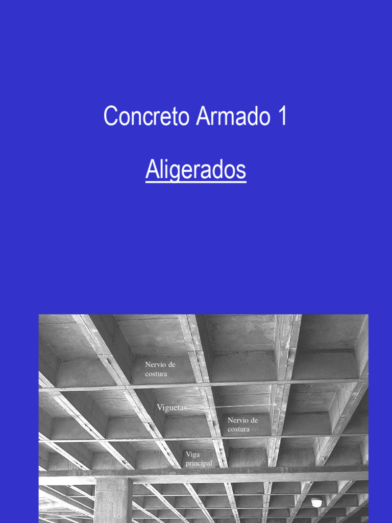 Cap 11 Aligerados | PDF | Hormigón | Viga (Estructura)