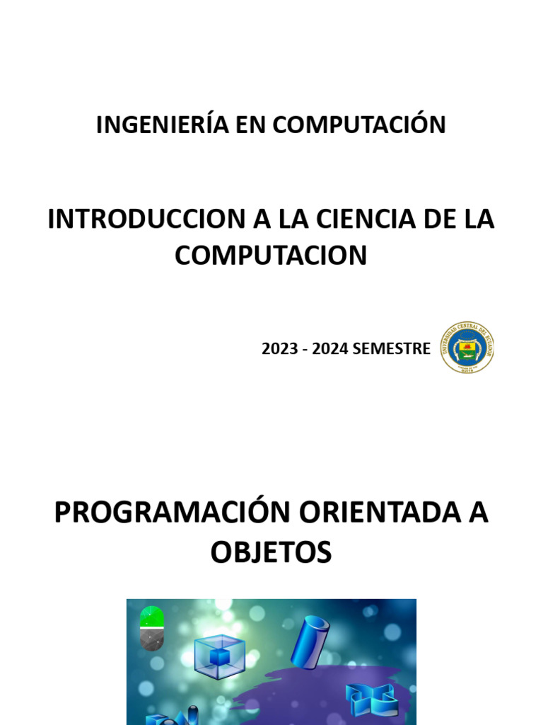 3.1 Programación Orientada a Objetos | PDF | Herencia (Programación Orientada a Objetos ...