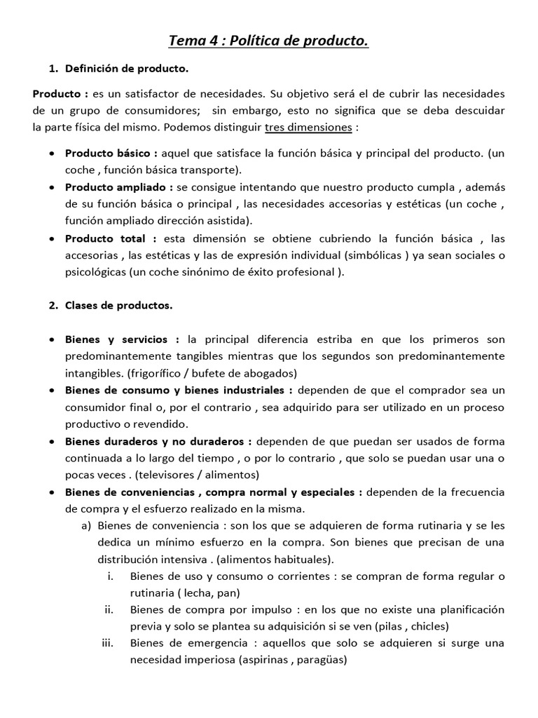 Wuolah Free Tema 4 Politicas de Marketing Gulag Free | PDF | Producto (Negocio) | Marketing