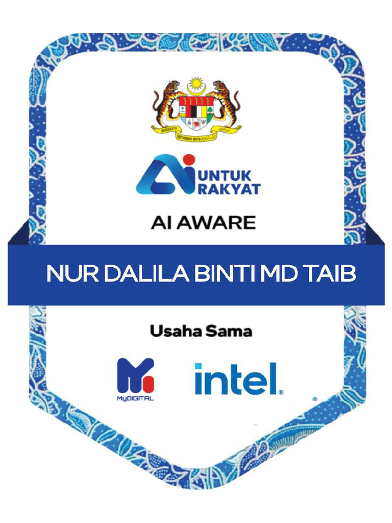 Ai Aware Badge | PDF