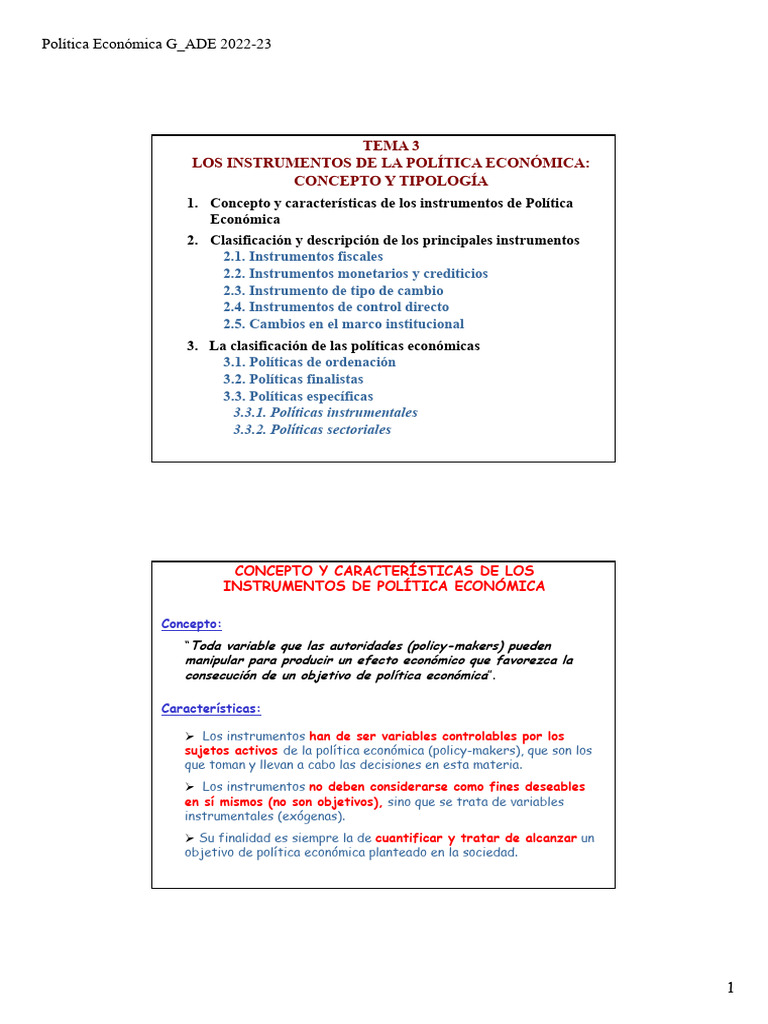 G - ADE Tema 3 2022-23 | PDF | Tipo de cambio | Economias