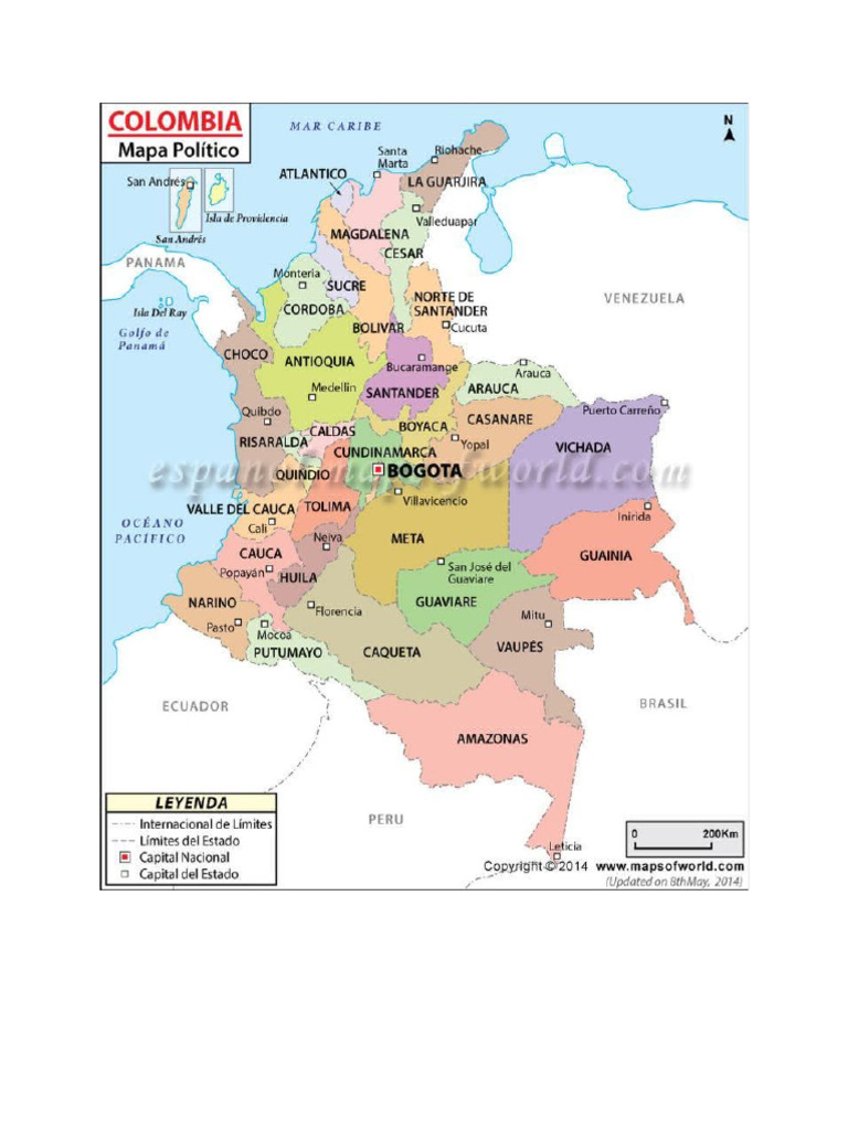 Mapas colombia | PDF