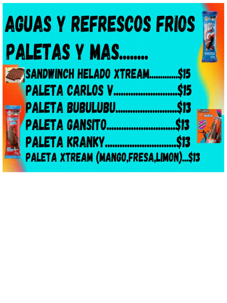 Paletas | PDF