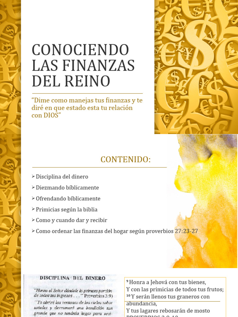 Finanzas y Diezmos según la Biblia | PDF | Pascua | Diezmo