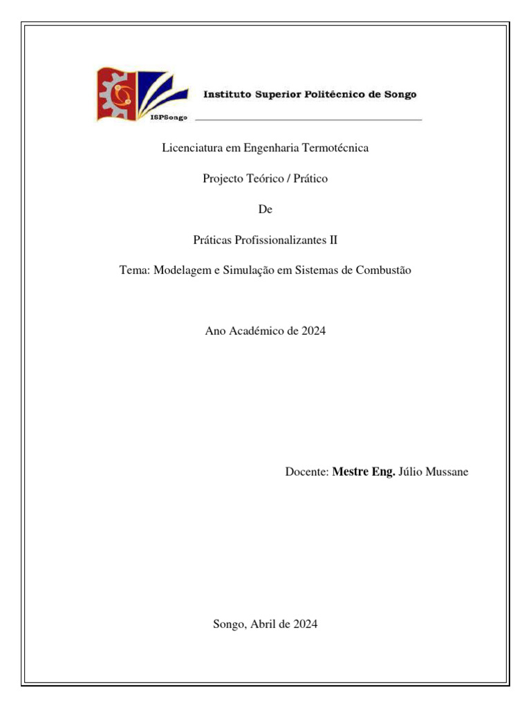 Modelagem e Simulação em Combustão | PDF | Combustão | Motores