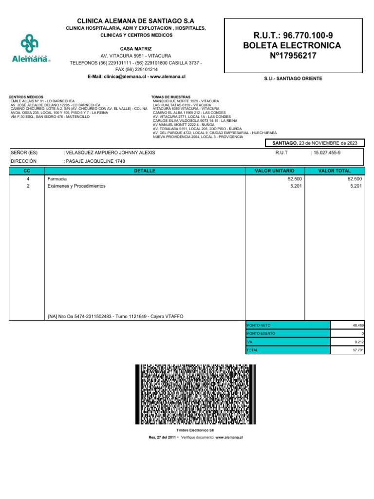 Boleta Electronica | PDF | Chile