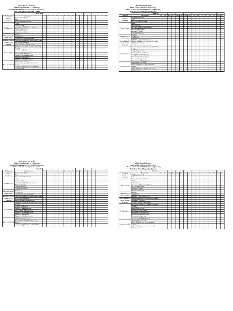 Weld Test Format3 Download Free Pdf Welding Construction