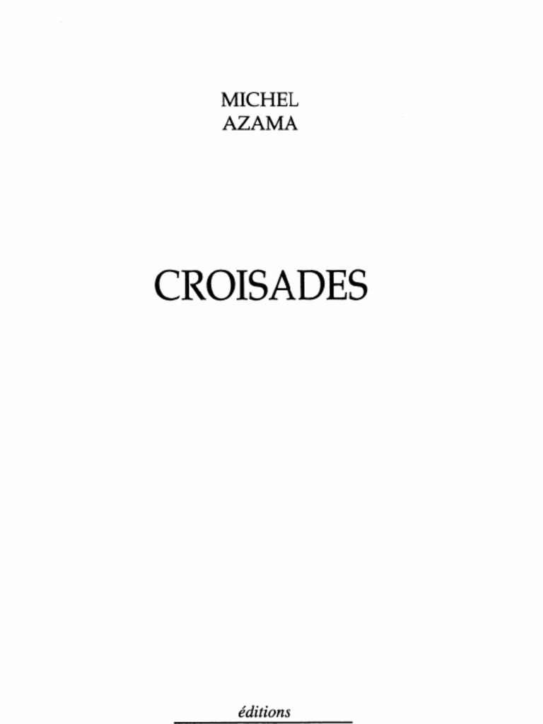 Azama Croisades 55b0b9dc2bff0 | PDF