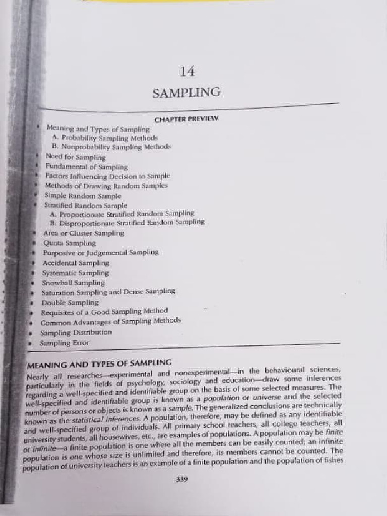 Sampling | Download Free PDF | Sampling (Statistics) | Stratified Sampling