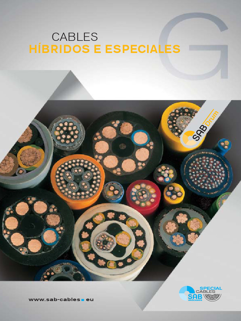 G Cables Hibridos e Especiales | PDF | Cobre | Aislador (Electricidad)