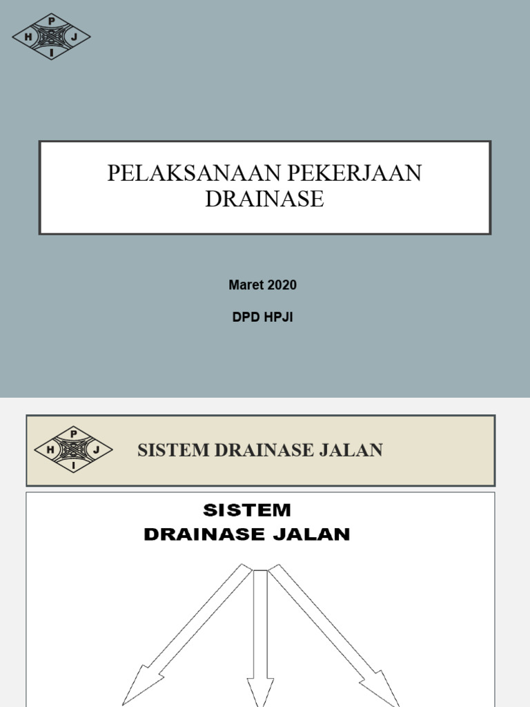 Pekerjaan Drainase | PDF