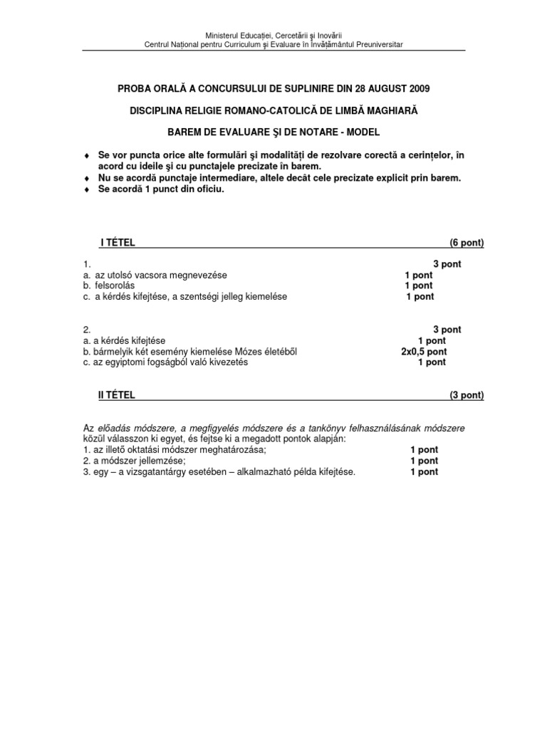 Ministerul Educa Iei, Cercet Rii I Inov Rii Centrul Na Ional Pentru Curriculum I Evaluare În Înv ...