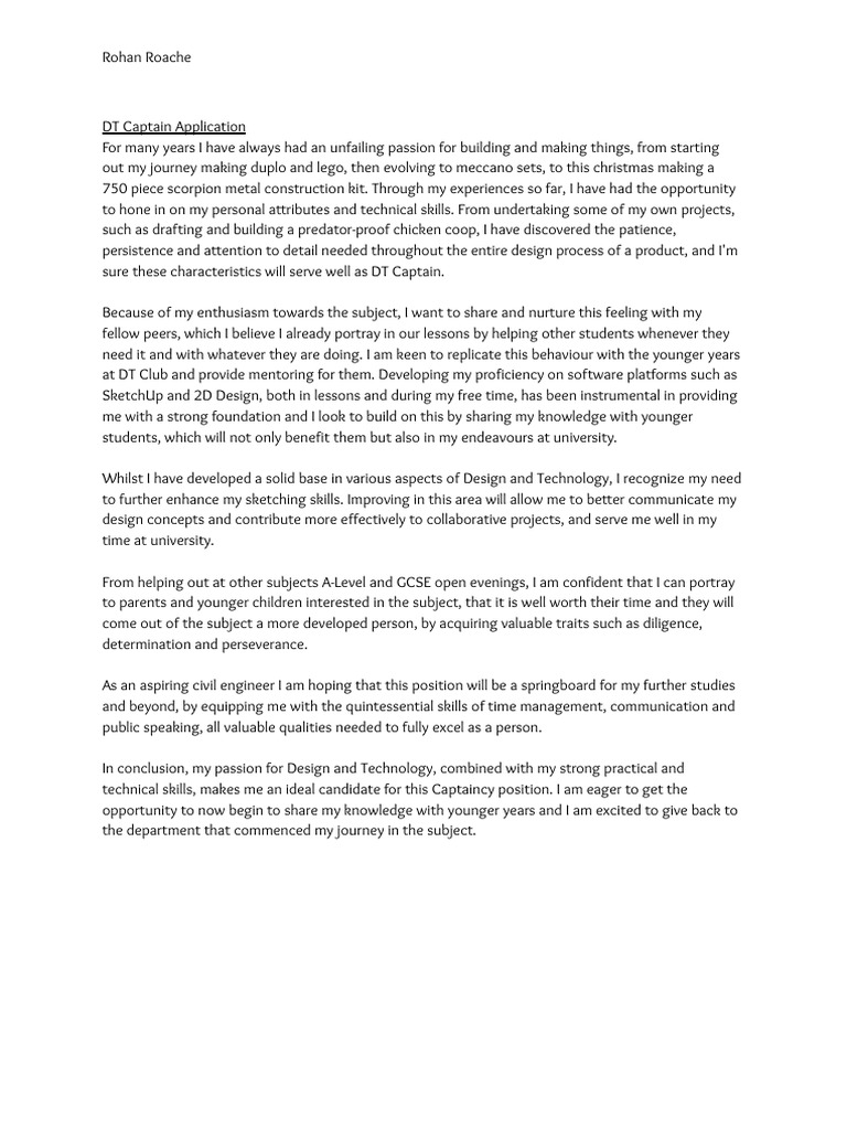 DT Captain Application | PDF | Cognition