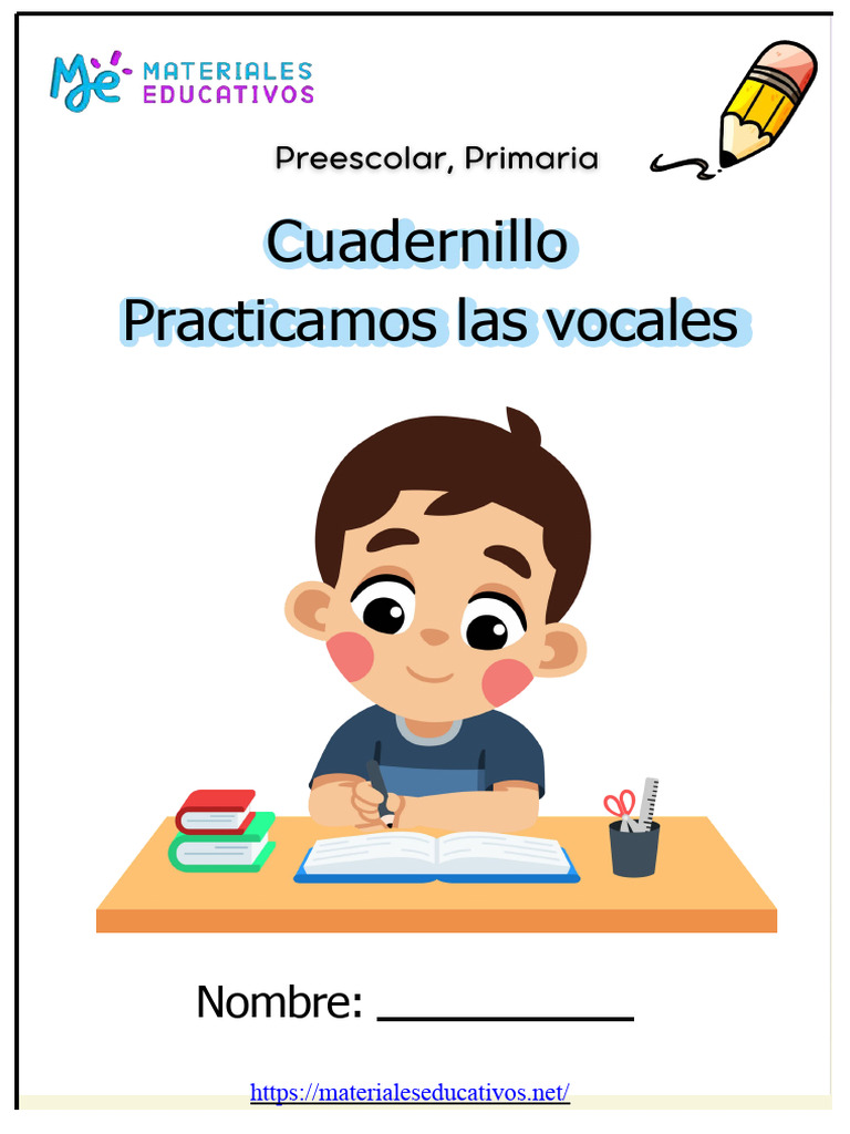 Cuadernillo Practicamos Las Vocales para Imprimir | PDF