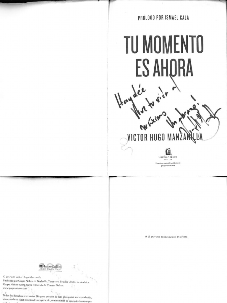 Libro Tu Momento Es Ahora | PDF