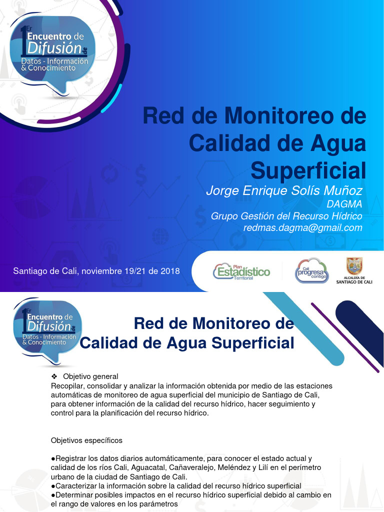 Red de Monitoreo de Calidad de Agua Superficial | PDF | Agua | Ingeniería Ambiental