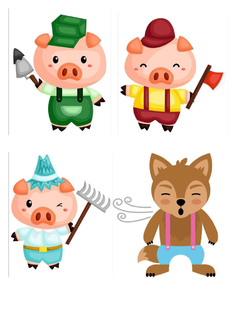 Imagenes de Tres Cerditos | PDF