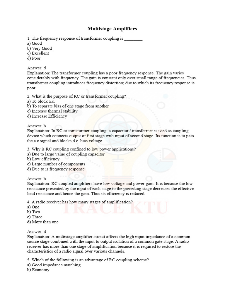 Multistage and Feedback Amplifiers Guide | PDF | Amplifier | Electronic Oscillator