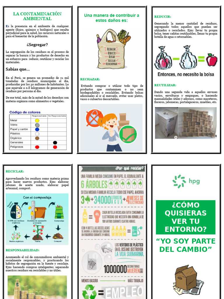 triptico-5r | PDF | Residuos | Reciclaje