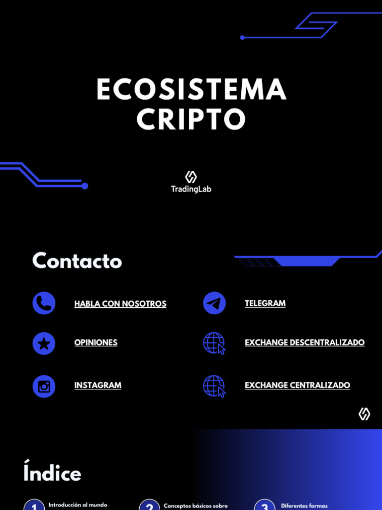 Ecosistema Cripto - Trading Lab | Descargar gratis PDF | Criptomoneda | Dinero