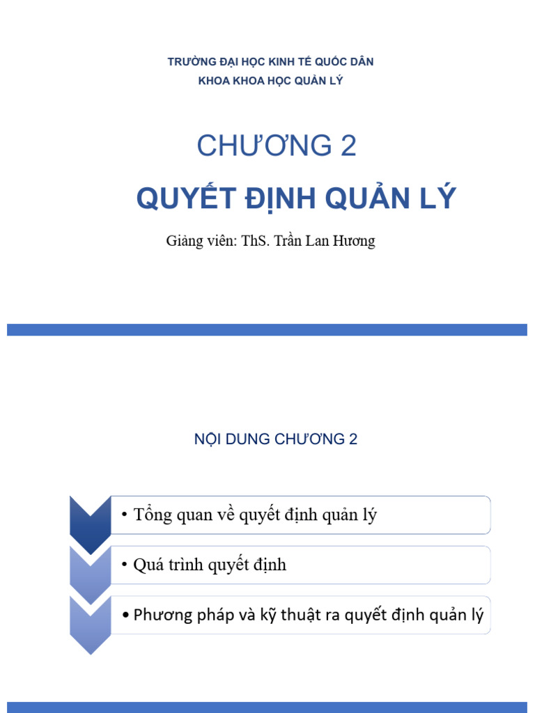 TLH. QLH Chương 2 | PDF