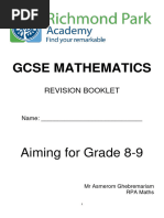 Maths Term 1 White Rose Year 8 | PDF