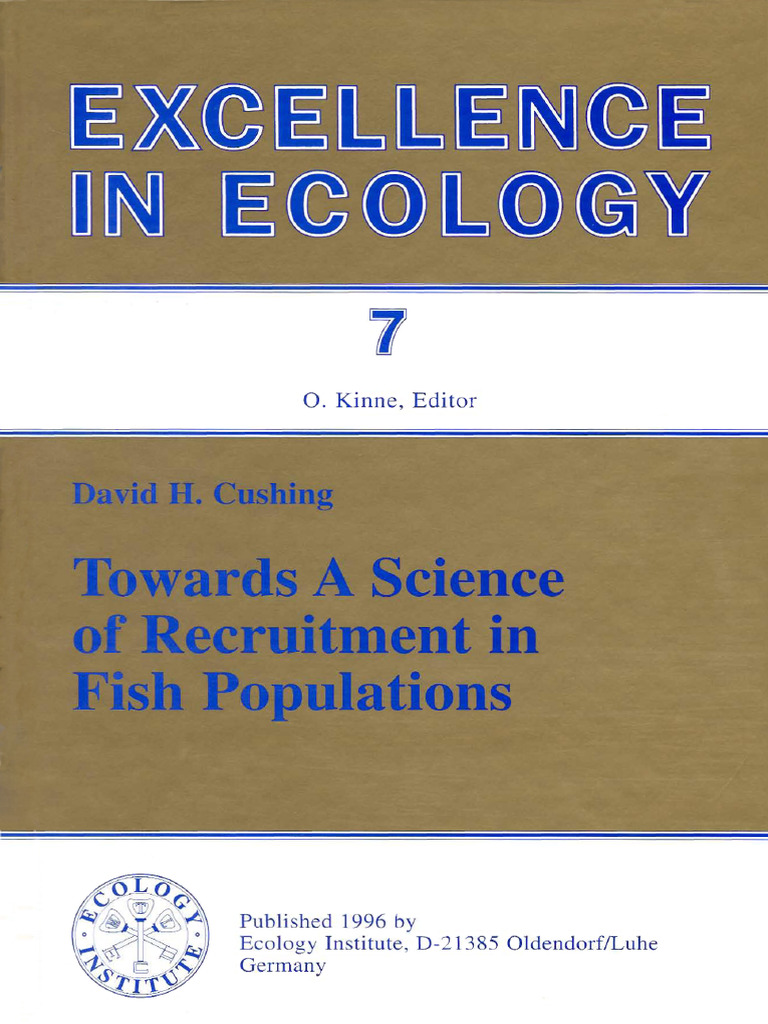 Excelence in Ecology | PDF | Trawling | Ecology