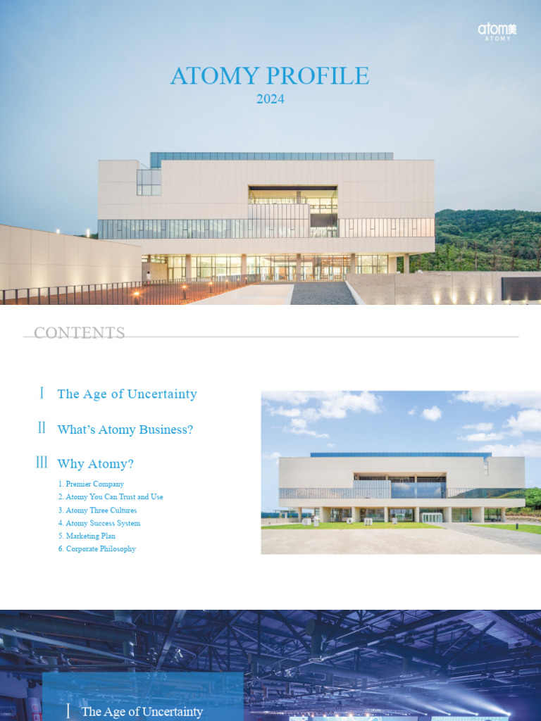 (English) 2024 Atomy Profile PPT - Ver1.0 | PDF | Corporate Social ...