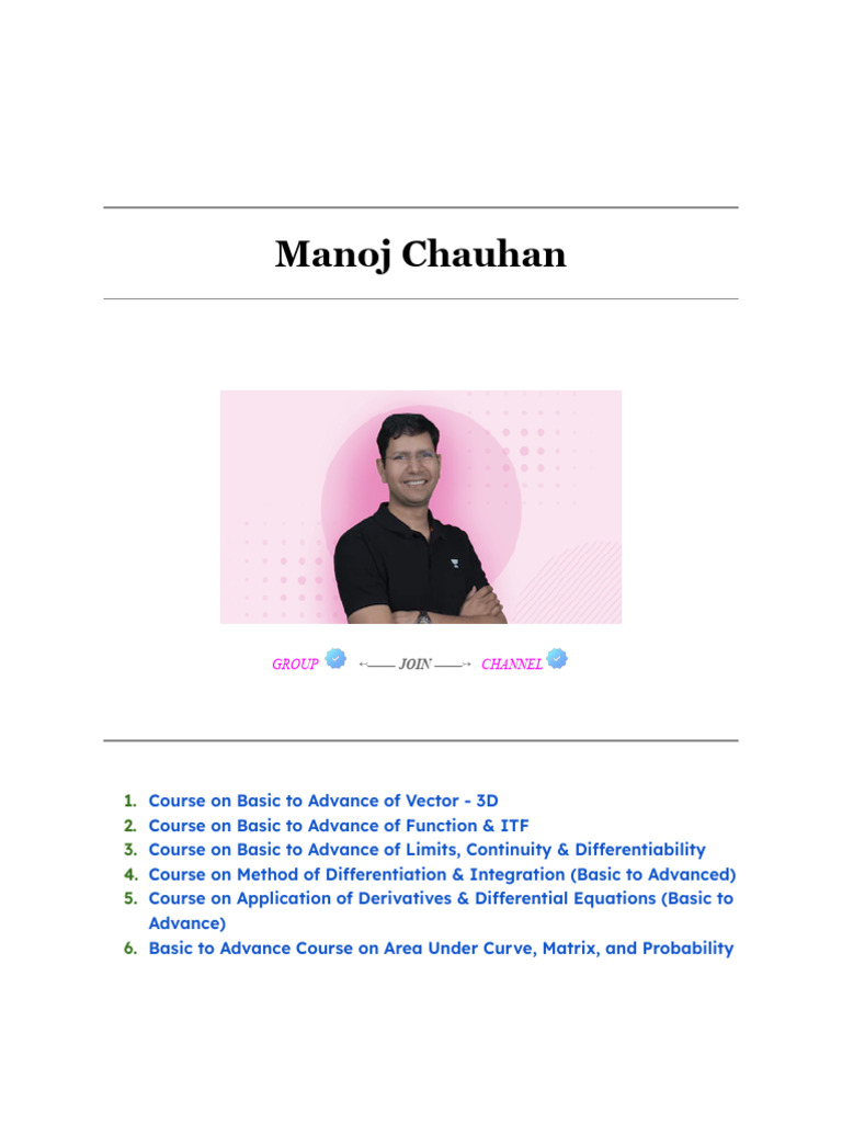 Manoj Chauhan | PDF Manoj Chauhan | PDF
