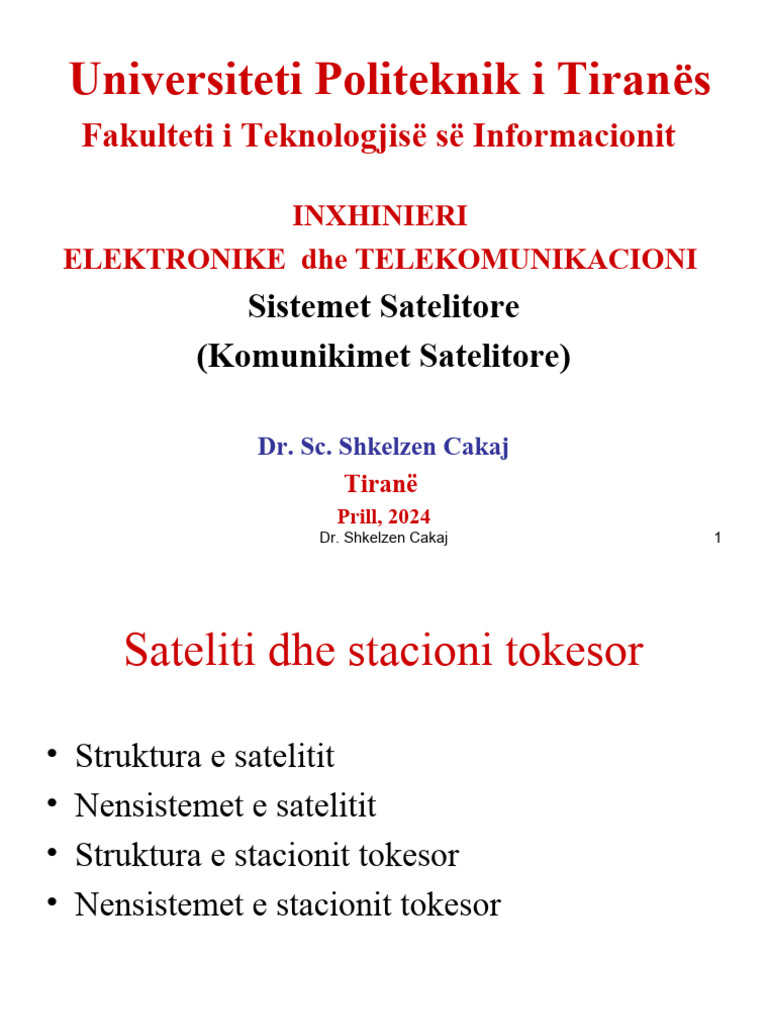 UPT - Ligjerata 2024 JAVA 9 | PDF | Launch Vehicle | Satellite