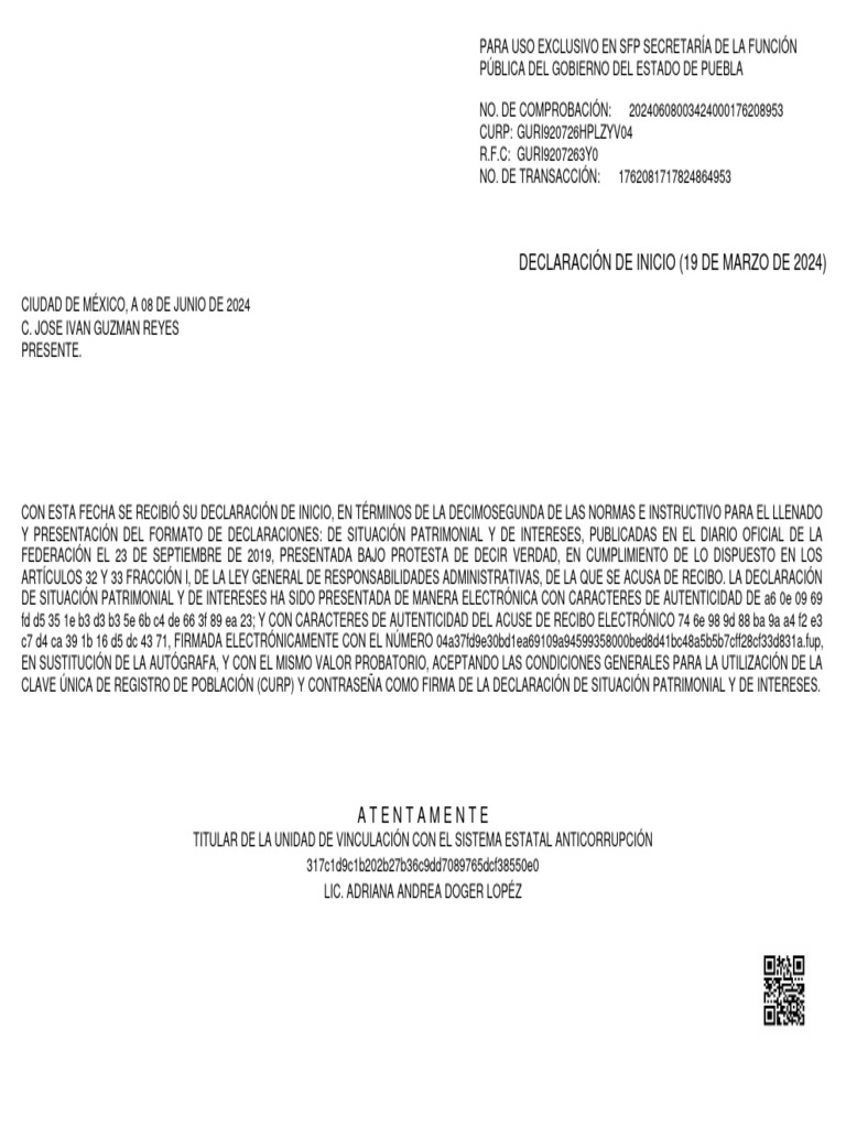 Acuse | PDF | Federación | Gobierno