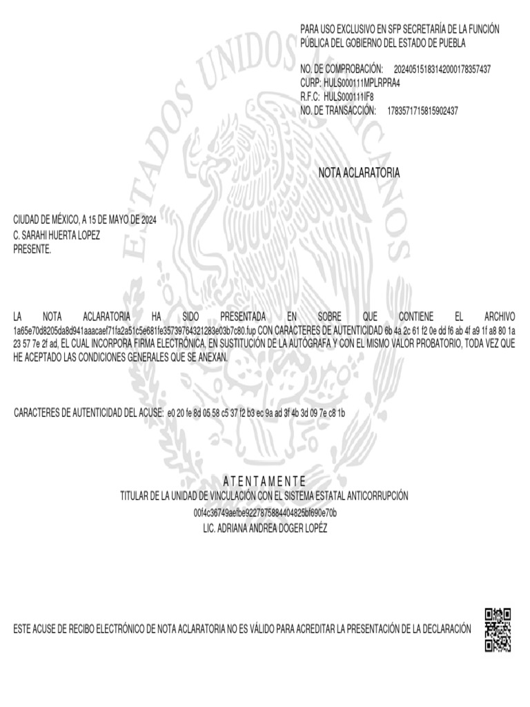 Acuse | PDF | Gobierno