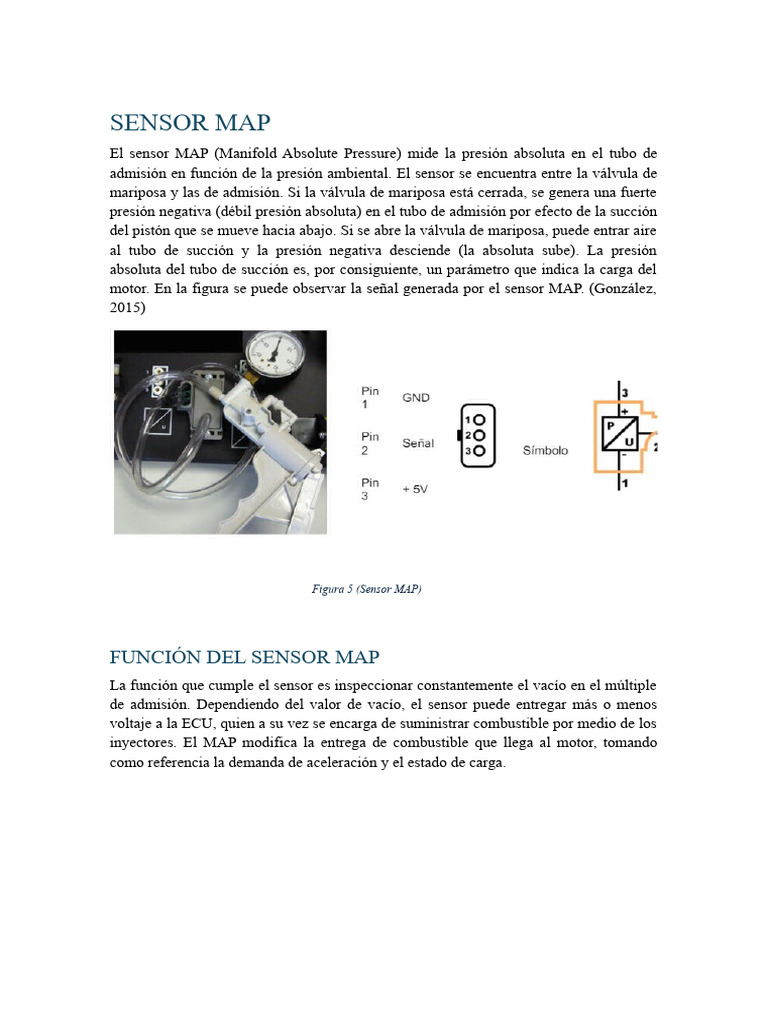 SENSOR MAP | PDF | Sensor | Resistencia Eléctrica y Conductancia