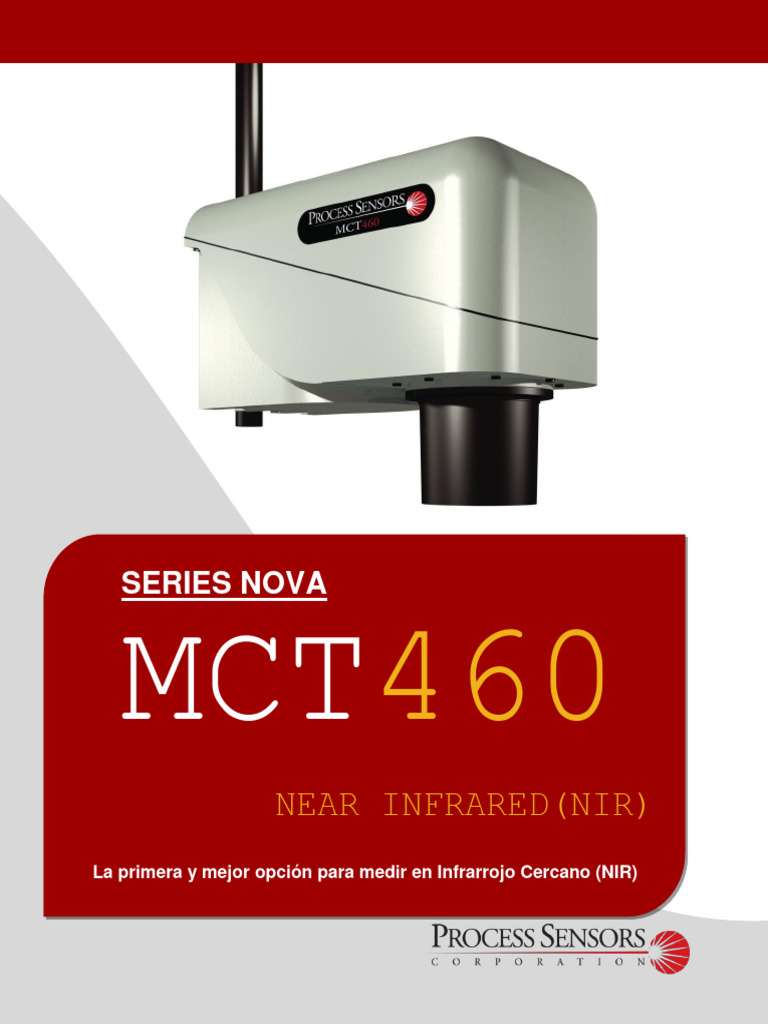Sensor Nir Mct460 Informacion | PDF | Ligero | Pantalla táctil
