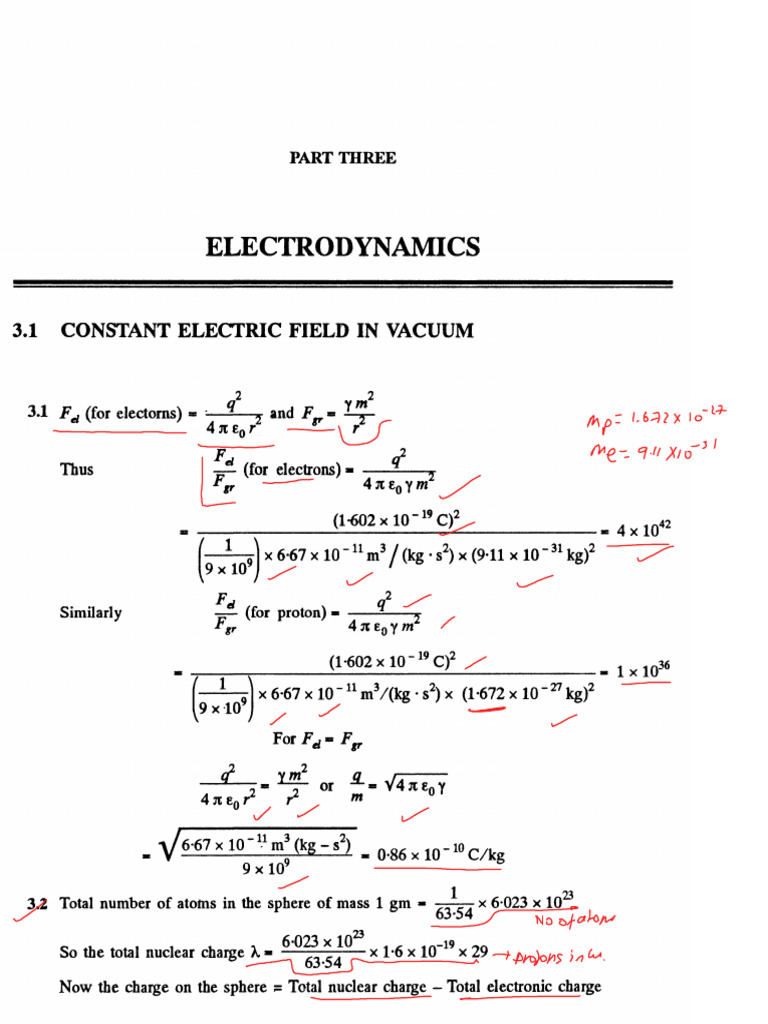 3 Electrodynamics | PDF