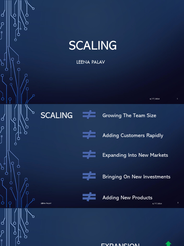Scaling Strategies for Business Growth | PDF | Business