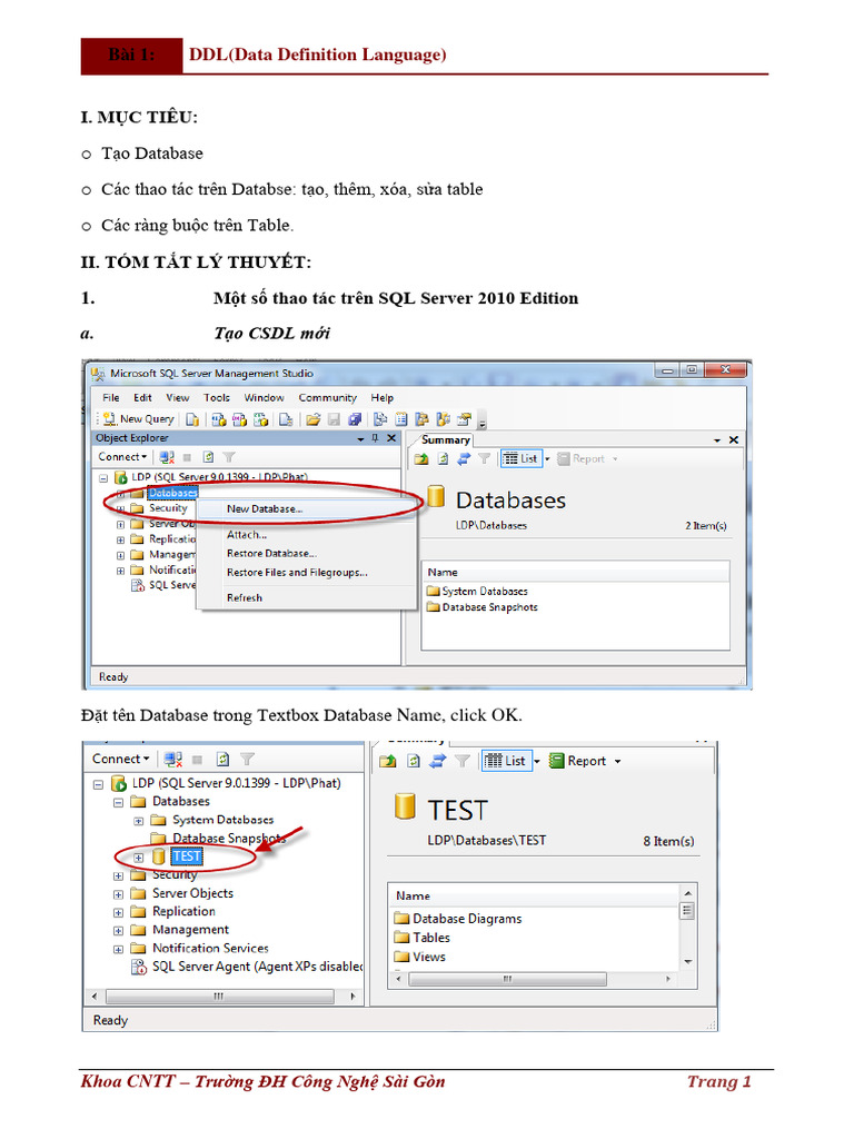 Labs Th Quản Trị Csdl 2022 | PDF