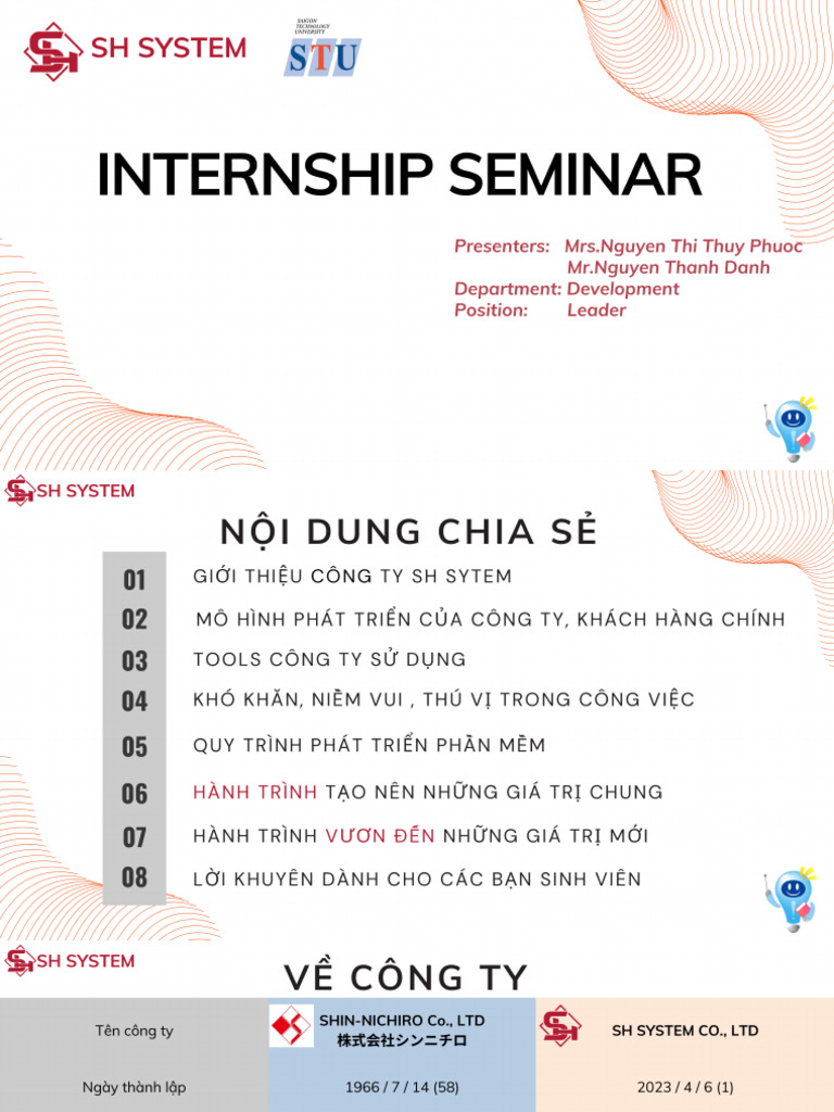 Saigon Technology University Seminar | PDF
