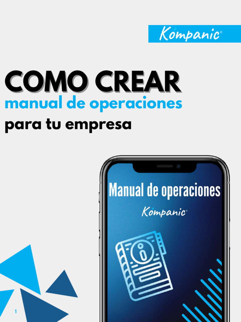 Como Crear Manual de Operaciones para Tu Empresa | PDF | Business ...