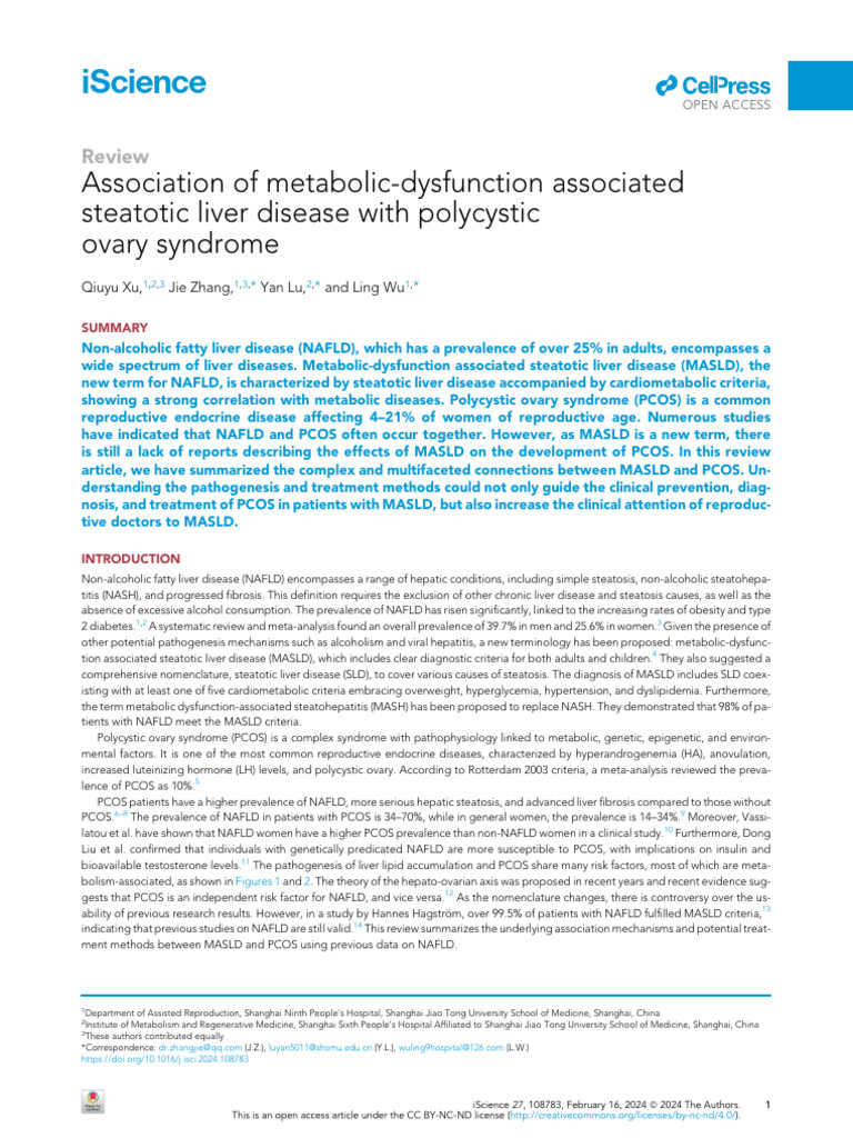 Pcos Fto 6 | Download Free PDF | Polycystic Ovary Syndrome | Metabolic ...