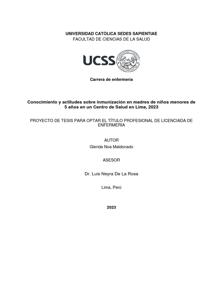 Glerida Noa 2023 | PDF | Vacunas | Comportamiento