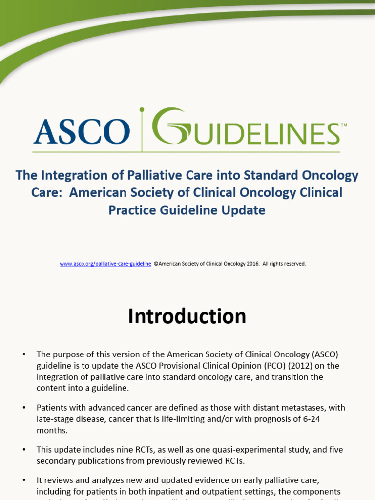 2016 Palliative Care Slides | PDF | Palliative Care | Oncology