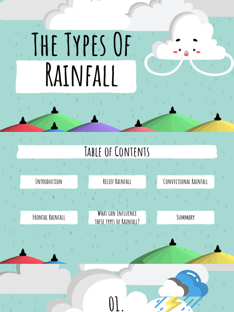 Types of Rainfall | PDF | Precipitation | Rain