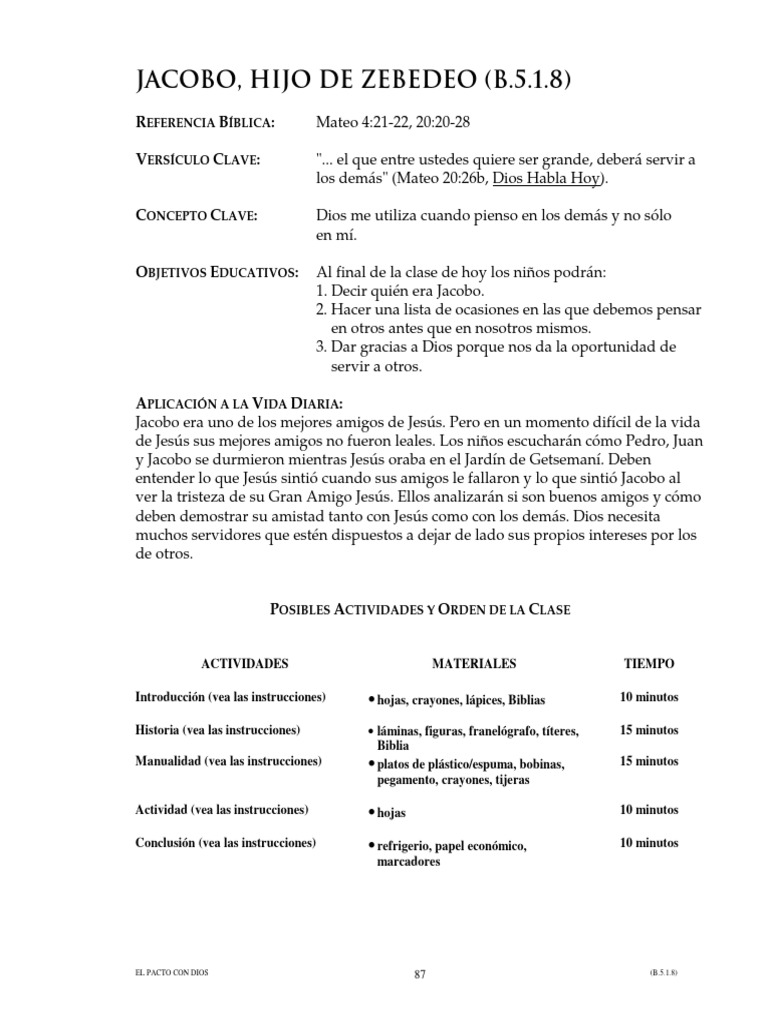 JACOBO, HIJO DE ZEBEDEO (B.5.1.8) | Descargar gratis PDF | Juan el ...