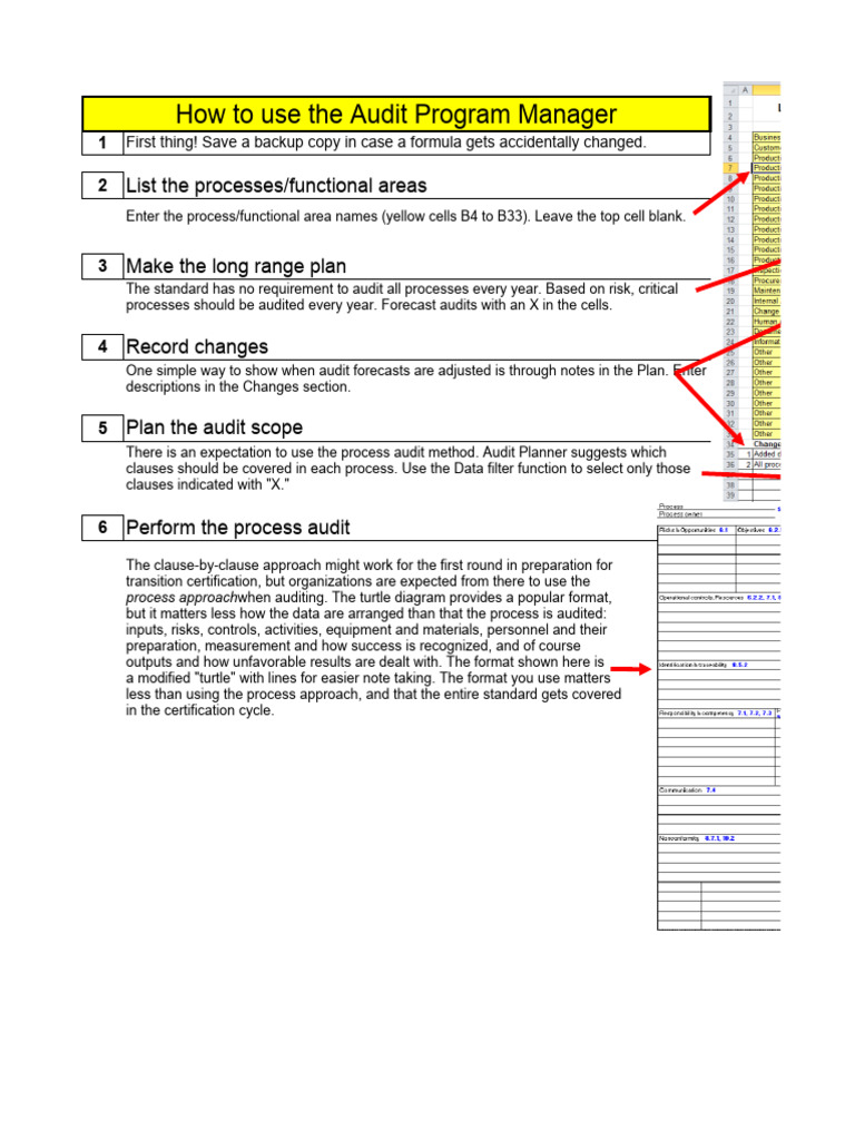 Audit Program Manager - Risk Based | PDF | Audit | Risk