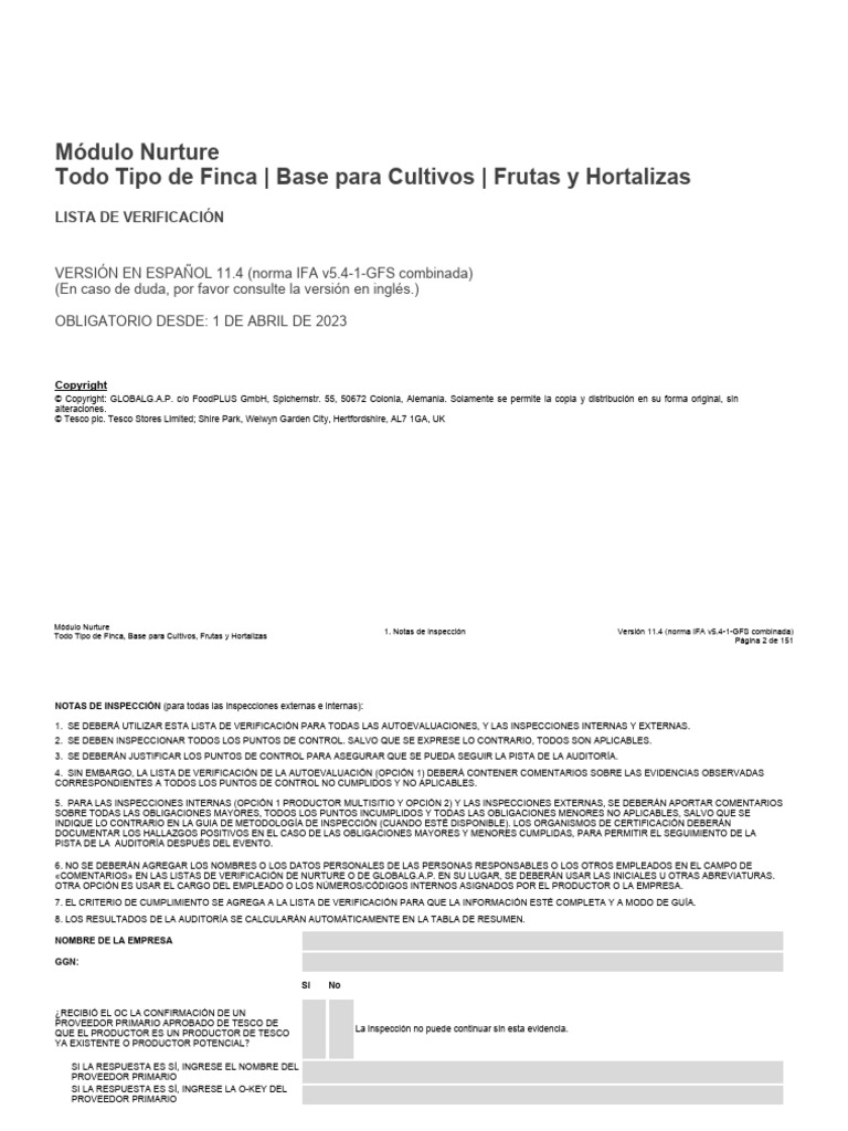 Nurture Module FV CL v11 4 IFA v5 4-1-GFS Protected Es | PDF ...