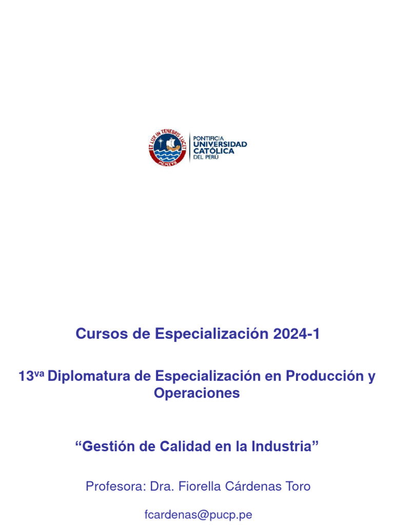 S1 2024-1 GCI ControlEstadísticoAtributos | PDF | Desviación Estándar