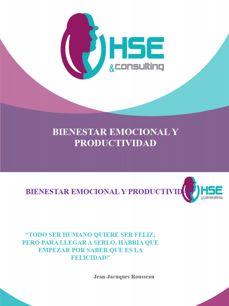 Bienestar Emocional y Productividad | PDF | Bienestar | Las emociones