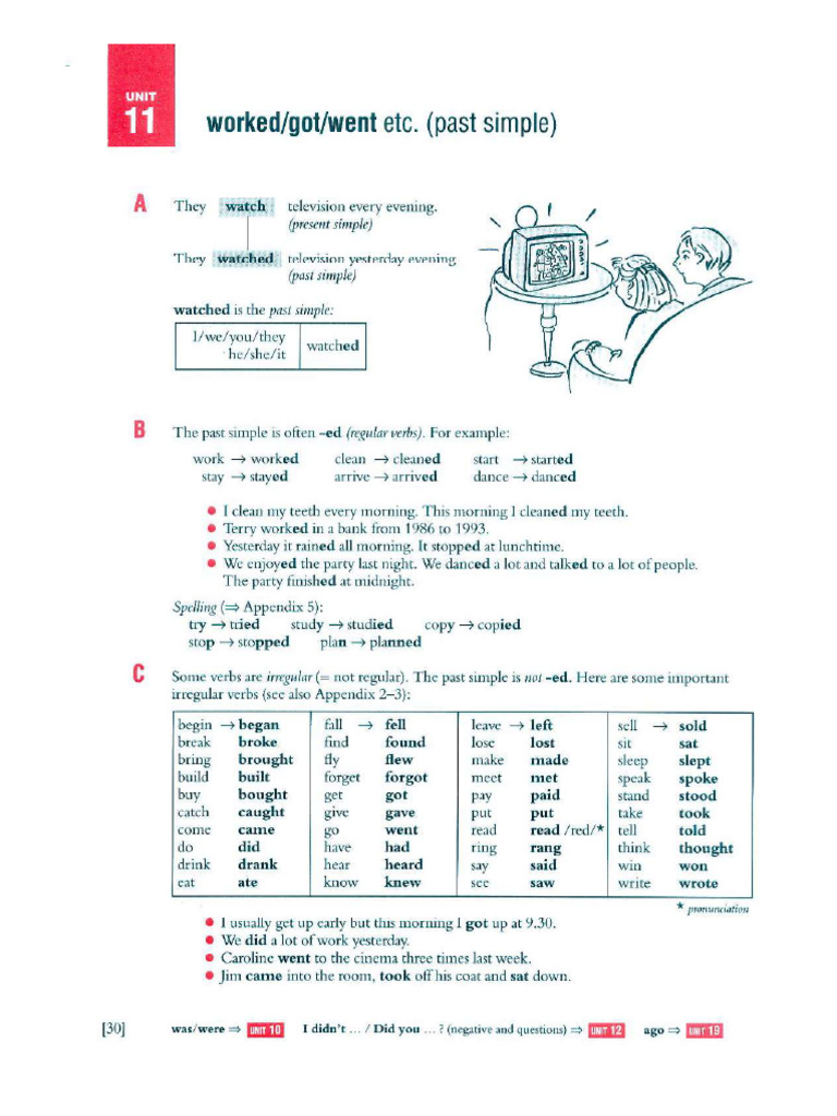 Past Simple Exercitii | PDF