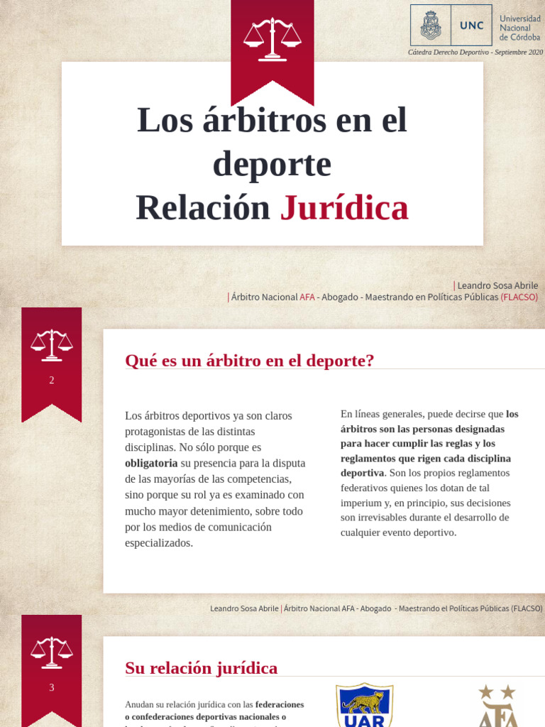 Rol y Marco Jurídico de los Árbitros | PDF | Árbitro | Asociación de Futbol
